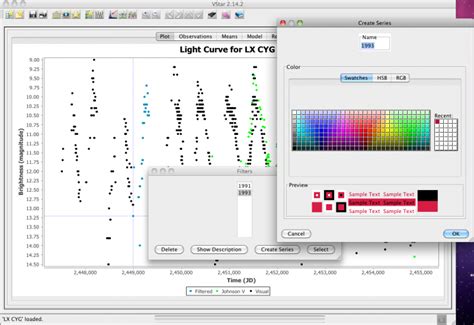 Vstar Version 2142 Aavso