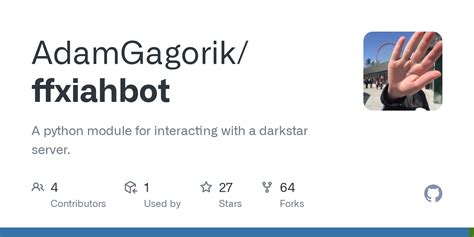 Github Adamgagorikffxiahbot A Python Module For Interacting With A