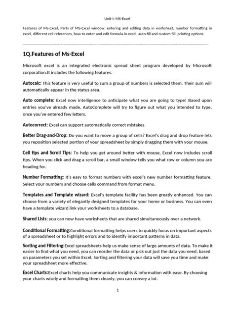 Oat Material Pdf Microsoft Excel Chart