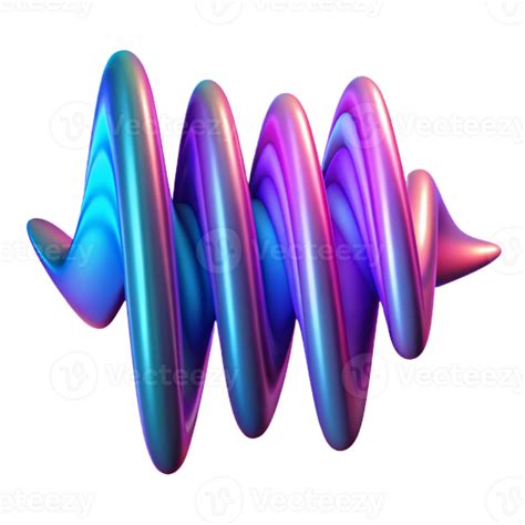 Elegant Abstract An Abstract Representation Of Sound Waves Rendered In Vibrant Pulsating Colors