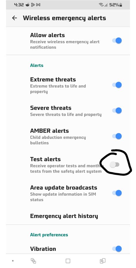You Can Disable Test Alerts Rindiatech