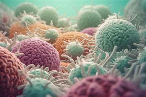 Premium Ai Image Macro Virus Cell Generate Ai