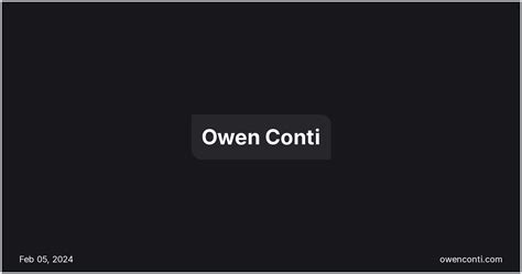 Owen Conti