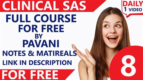 sas tutorials for beginners clinical sas programming full course day 8 proc print procedure