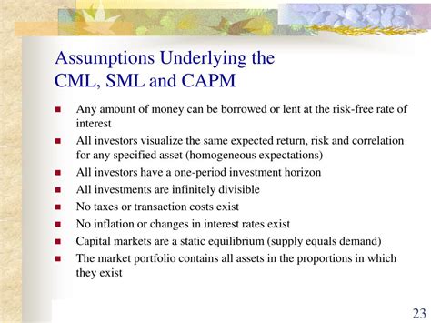 Ppt Capital Asset Pricing Model Capm And Arbitrage Pricing Theory Apt Powerpoint