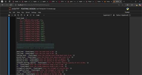 Syed Hasnain Abbas Zaidi On Linkedin Python Structuralengineering Foundation Civilengineering