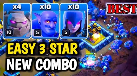 Witch Attacks With Th13 Golem Bowler Zap Th13 Zap Attack Th13 Attack
