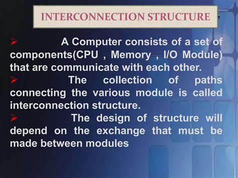 Interconnection Structure Pptx