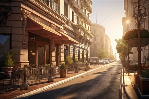 市中心街道场景高清图片下载 正版图片600328831 摄图网