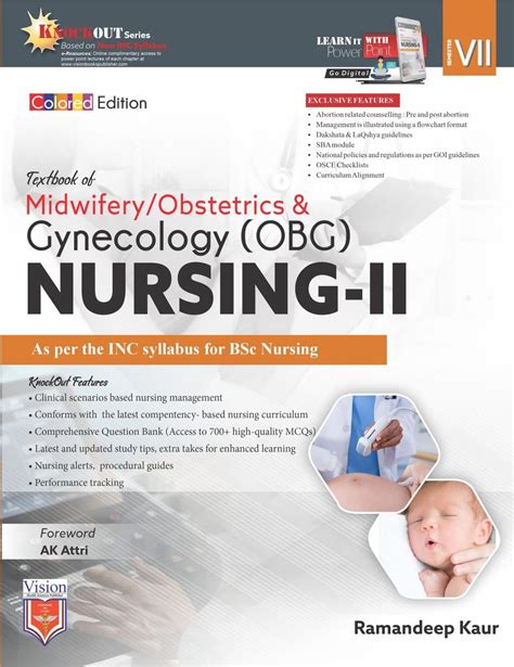 Textbook Of Midwifery Obstetrics And Gynecology Obg Nursing Ii For Bsc