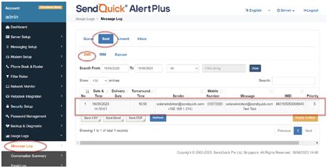 SolarWinds Integration With SendQuick To Send SMS Alert