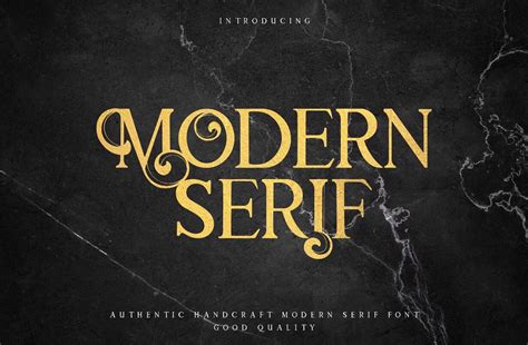 Modern Serif Font Fonts Hut