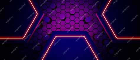 E스포츠 공상과학 게임 사이버펑크 Vr 가상 현실 시뮬레이션 및 메타버스 장면 스탠드 페데스탈 무대 3d 그림 렌더링 미래형 네온 글로우 룸의 추상 배경 비디오 게임