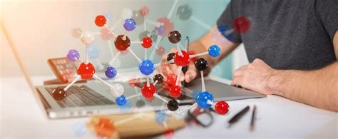 Premium Photo Businessman Using Modern Molecule Structure 3d Rendering