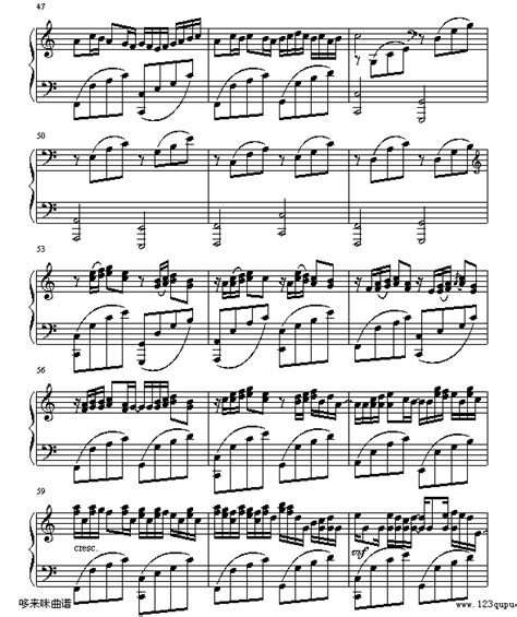 Kanon by Pachelbel 帕赫贝尔 Pachelbel 钢琴谱 五线谱