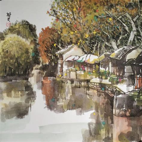 秋收冬藏 风景篇 二 优画网驻站艺术家秋季主题艺术市集接力展 知乎