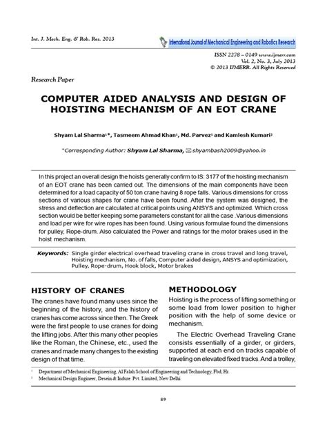 Computer Aided Analysis And Design Of Ho Pdf
