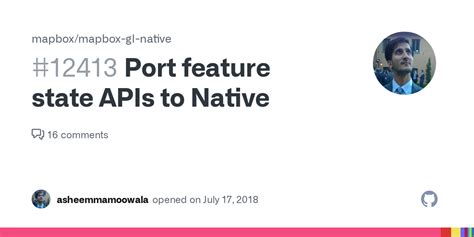 Port Feature State Apis To Native · Issue 12413 · Mapboxmapbox Gl