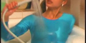 Taking A Bath In Nylon Clothes Tnaflix Com
