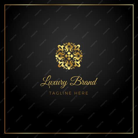 럭셔리 로고 디자인 템플릿 무료 벡터