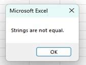 Vba String Comparison In Excel Examples How To Use