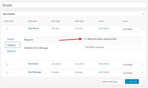 Server Side Validation Message Is Not Displayed · Issue 571 · Buddyformsbuddyforms · Github