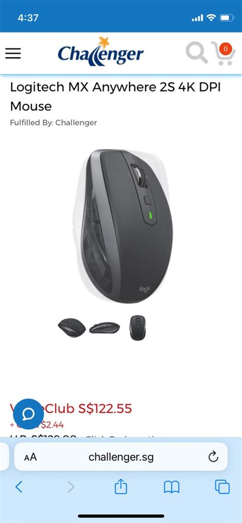 Logitech Mx Anywhere 2s Wireless Mobile Mouse Computers And Tech Parts And Accessories Mouse