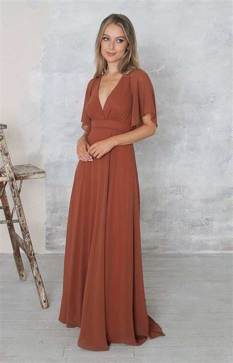 Nyla Gown Rust