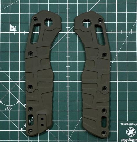 Microtech Msi Gen 2 Titanium Scales V2 Cerakoted With Milspec Od Green Etsy