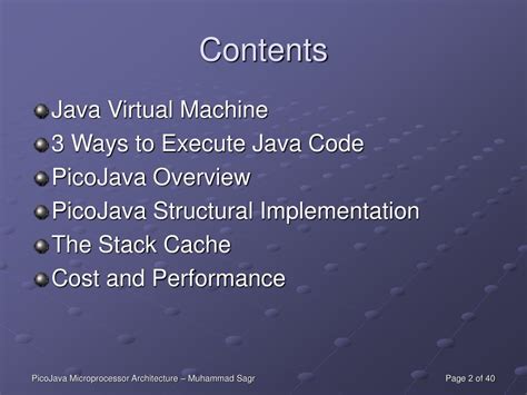 ppt picojava microprocessor architecture powerpoint presentation