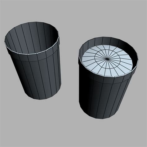 쓰레기통 3d 모델 5 Max 3ds Fbx Obj Free3d