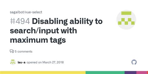 Disabling Ability To Searchinput With Maximum Tags · Issue 494