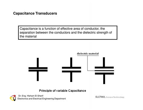 Lecture 6 Capacitance Transducer