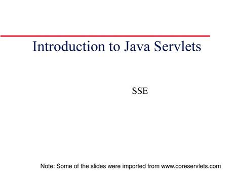 introduction to java servlets ppt download