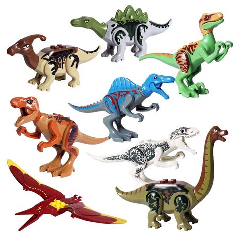 Jsltcustoms Jurassic World Small Dinosaurs 8 Action Figures Abs