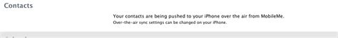 Pushingfetching Contacts And Bookmarks Working Macrumors Forums