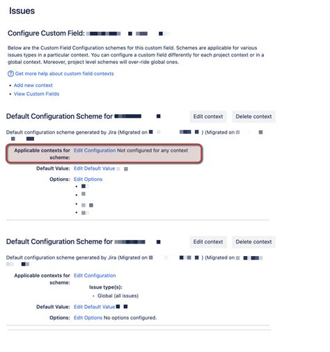 Issue Creation Fails Due To Invalid Custom Field Default Value Jira Atlassian Documentation