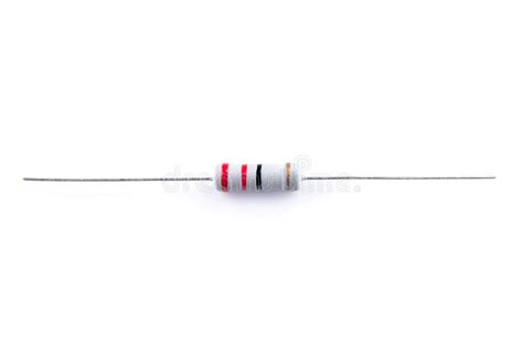 Resistor On White Background Stock Image Image Of Circuit Electronic