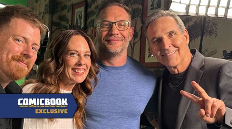 Venom Movie Star Tom Hardy Finally Meets Co Creator Todd Mcfarlane Exclusive