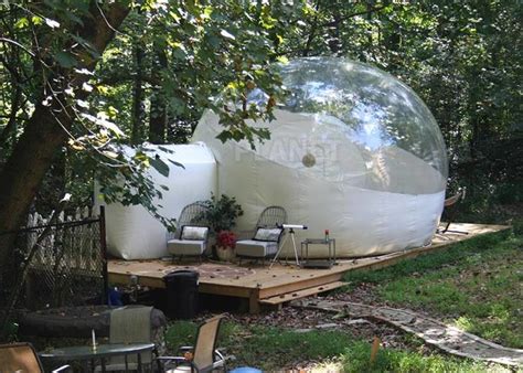 Пузырь ясности шатра лужайки 4 м раздувной надутый шатер пузыря с тоннелем рамки