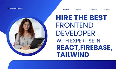 Build A Modern Website Using React Js Firebase Tailwind Css By Arafatdev23 Fiverr