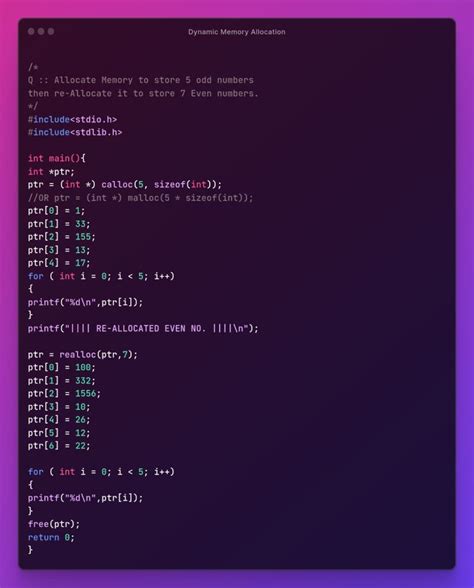 Codingchallenge Dynamicmemoryallocation Personalgrowth Vijay