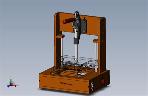 Pcb测试工装 Solidworks 2020 模型图纸下载 懒石网