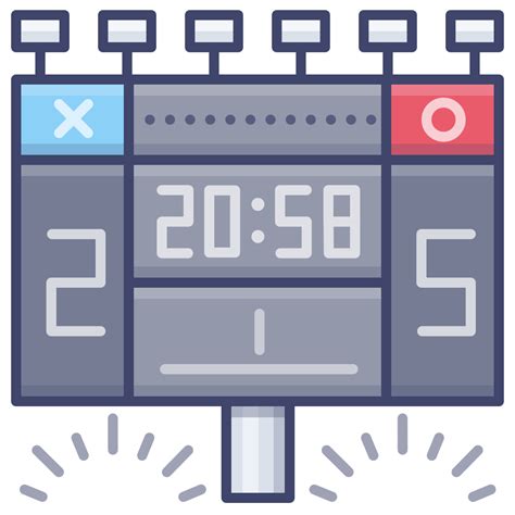 Football Scoreboard Soccer Stadium Icon Download On Iconfinder