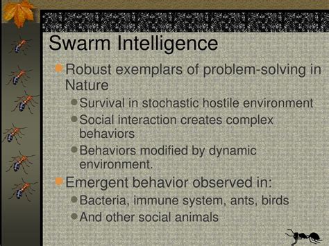 Ppt An Overview Of Swarm Intelligence And Ant Colony Optimization Heuristics Powerpoint