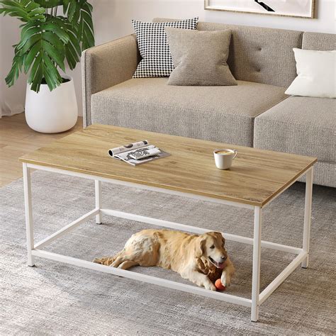 Saygoer Coffee Table Simple Modern Coffee Tables Open Design