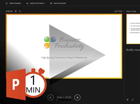 How To Use Presenter View In PowerPoint 2013