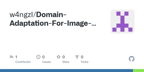 Github W Ngzi Domain Adaptation For Image Classification