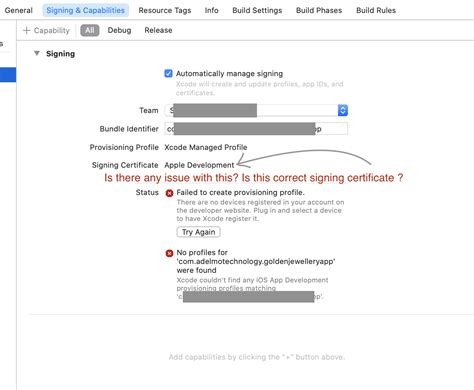 Ios Xcode Automatically Manage Signing Not Work With Ionic 4 Cordova Project Stack Overflow