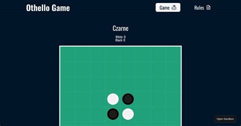 Othello Game Codesandbox